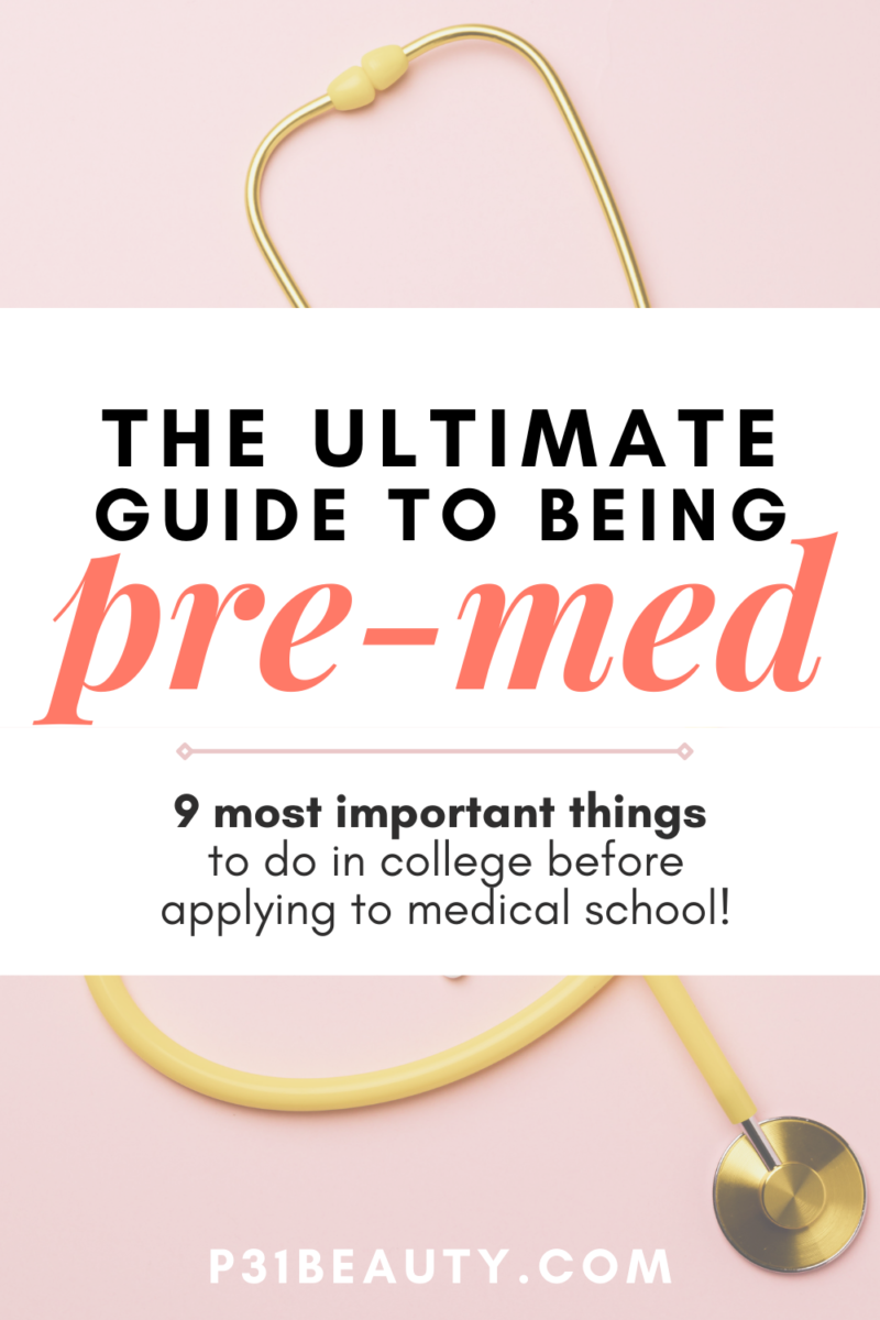 9 Best Pre-Med Tips For College (Free Planning Spreadsheet!)